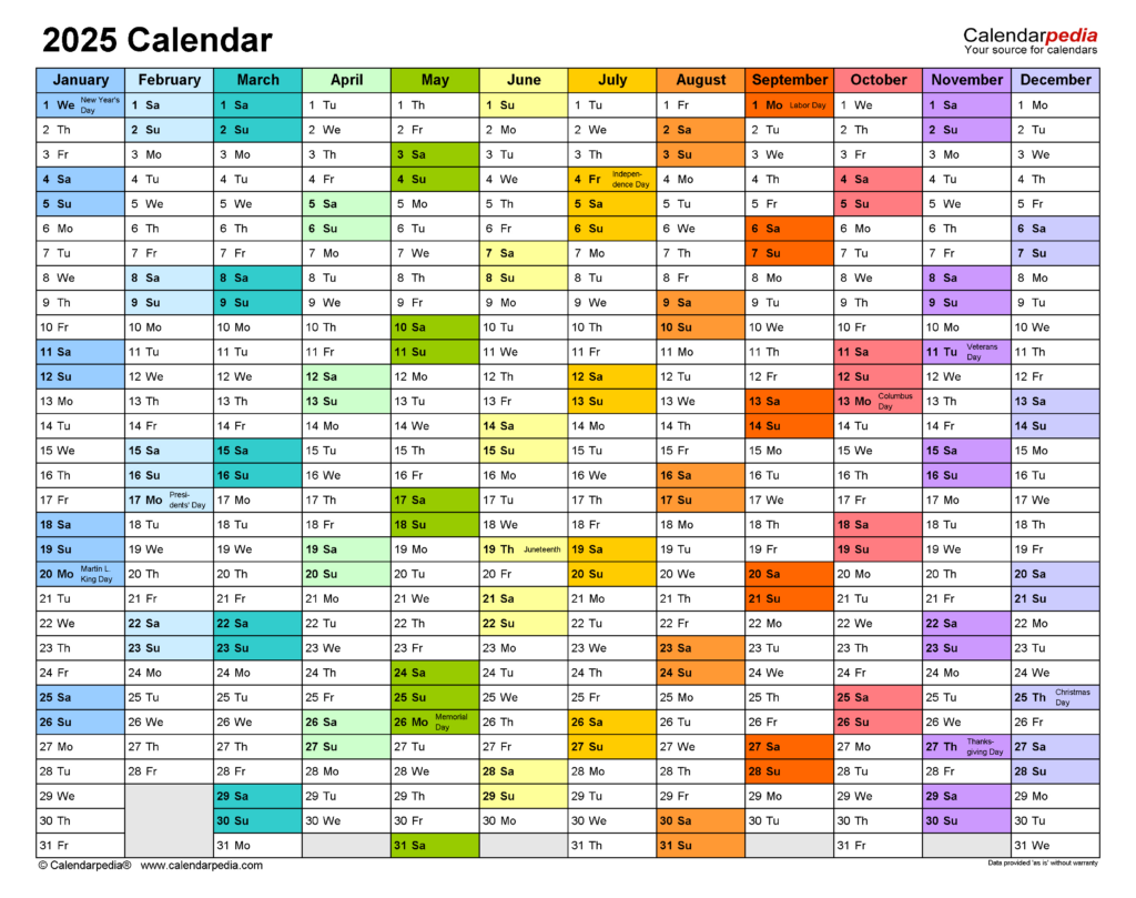 Daily Printable Calendar 2025 | Printable Calendars