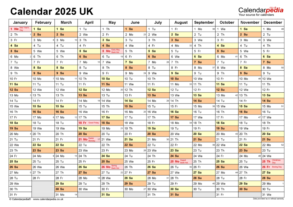 Printable Workout Calendar 2025 | Printable Calendars