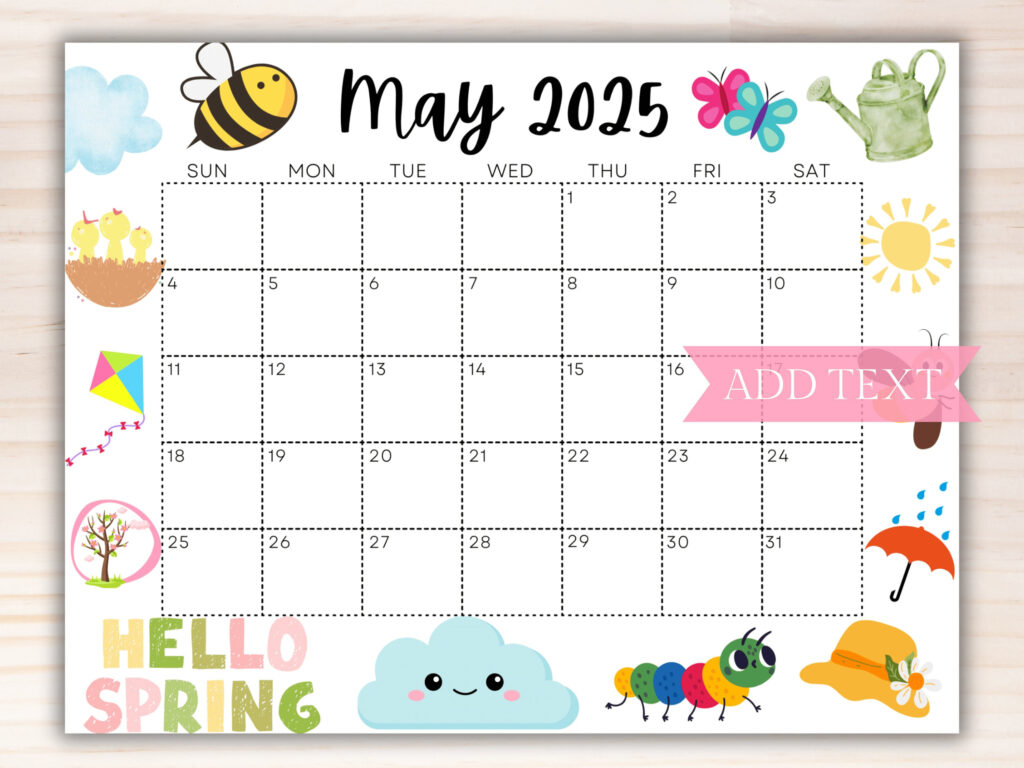 May Printable Calendar 2025 | Printable Calendars