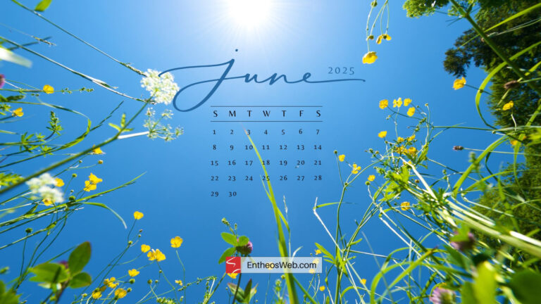 June 2025 Desktop Wallpaper Calendar | Printable Calendars