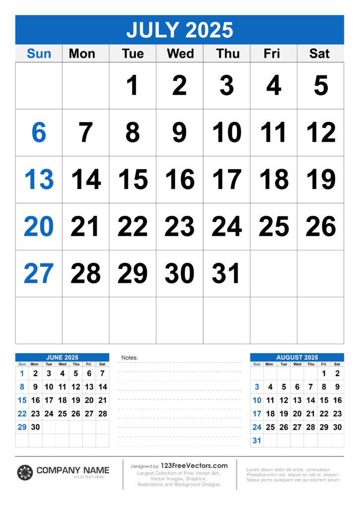 July 19 2025 Calendar | Printable Calendars