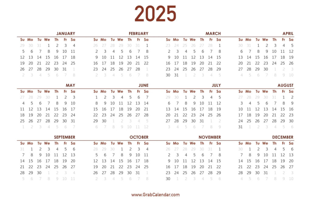 May to September 2025 Calendar | Printable Calendars