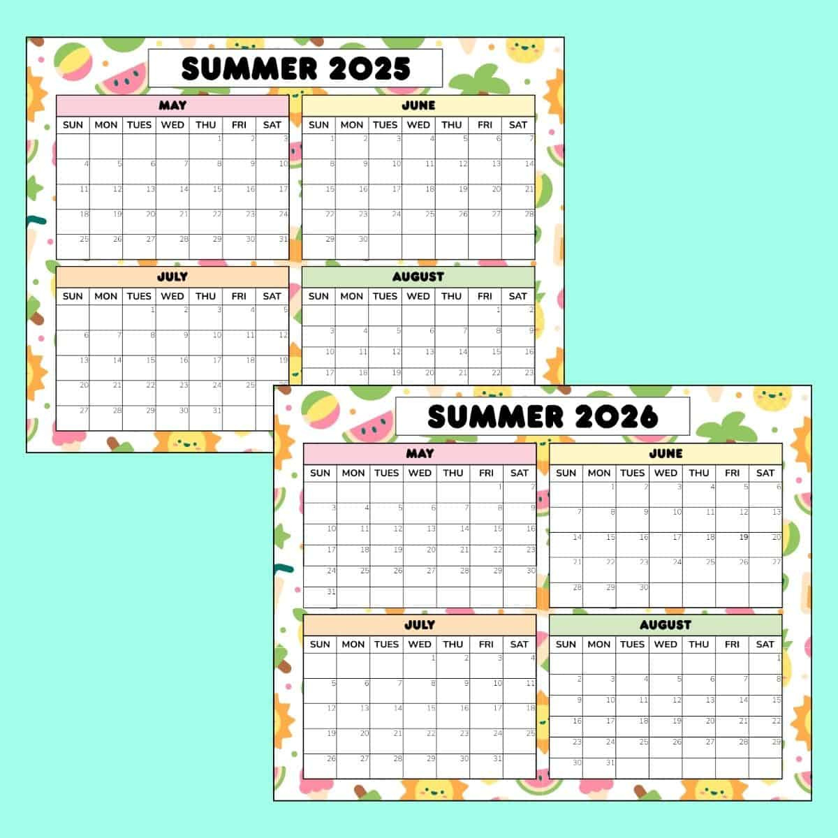 Spring Break 2026 Calendar Printable | Printable Calendars