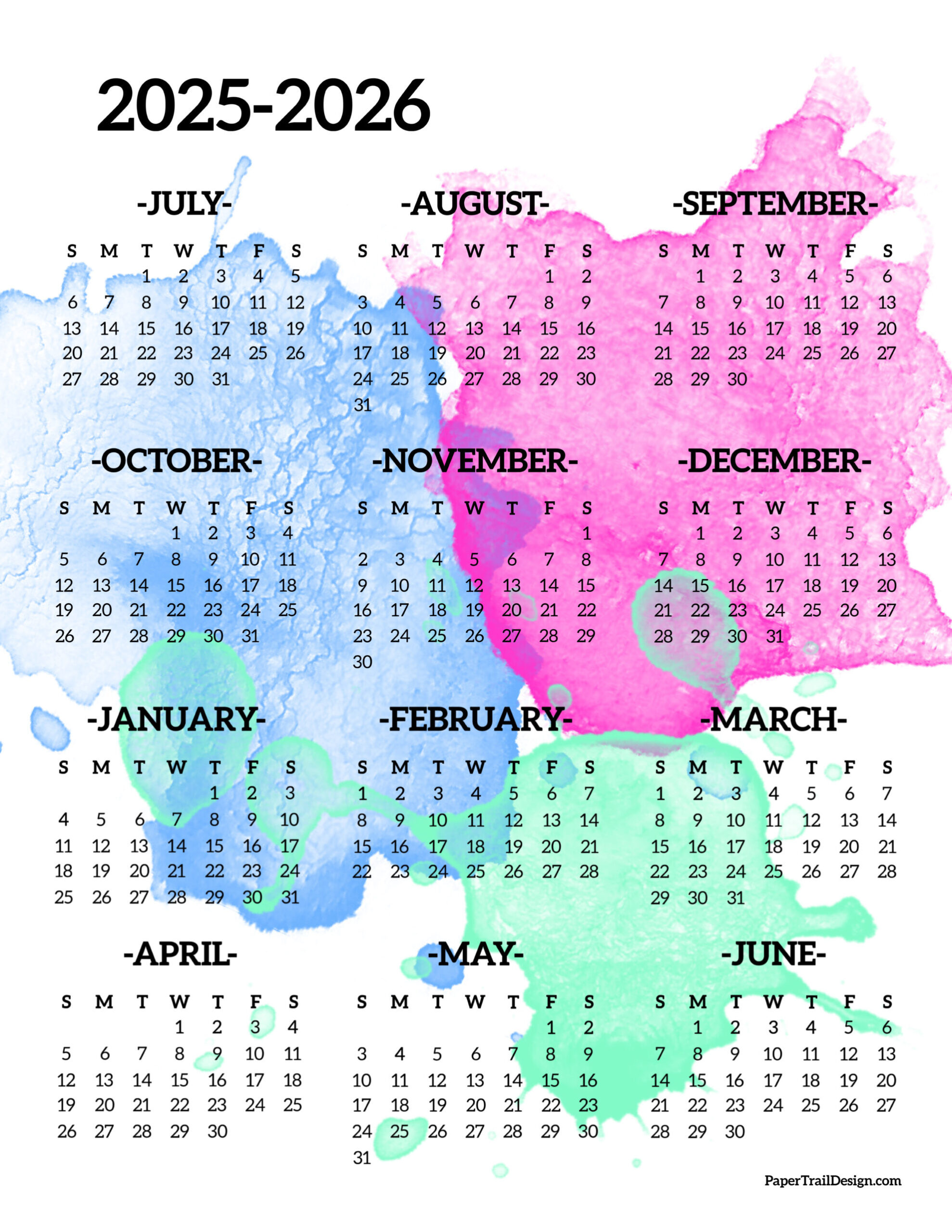 Kcs 2026 - 2027 Calendar | Printable Calendars